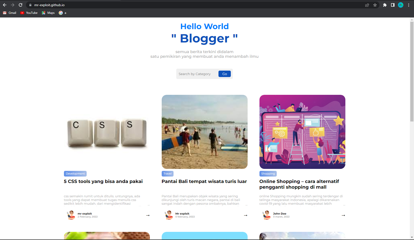 Responsive Portfolio Website